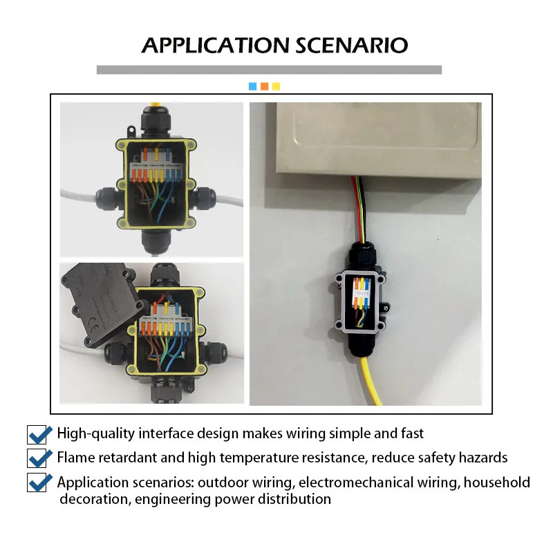 Conector Automático Múltiple para Cable Eléctrico 32A 250V Variedad