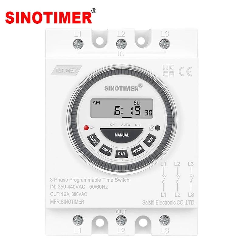 Temporizador Digital Trifásico Sinotimer TM619-380V 30A
