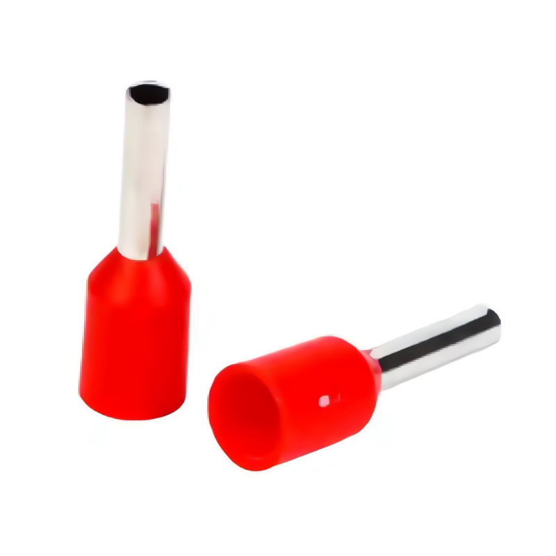 Terminal Eléctrico Ferrule Aislado 100 Unidades Variedad 1.5-2.5 mm2