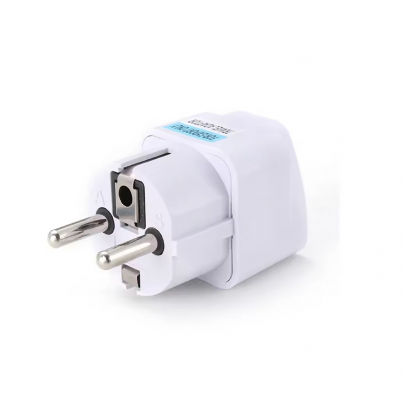 Adaptador Enchufe Schuko Macho a Hembra Universal 220V 10A