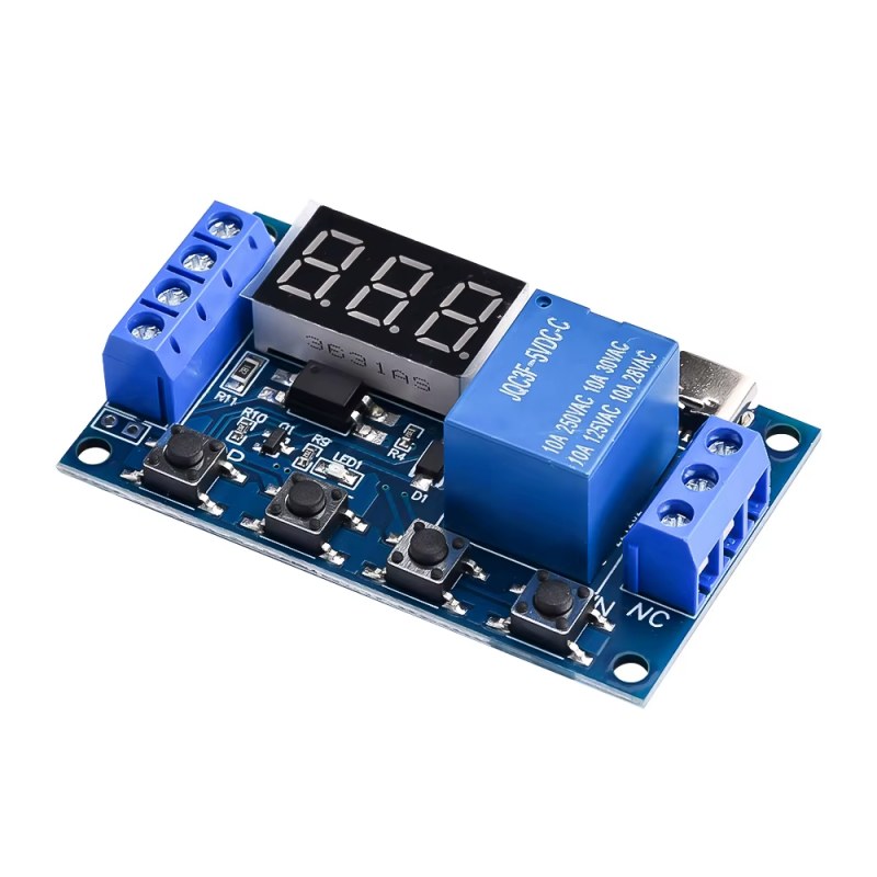 Módulo Relé Temporizador Digital Programable Vhome DC 6-30V ESP32 Arduino