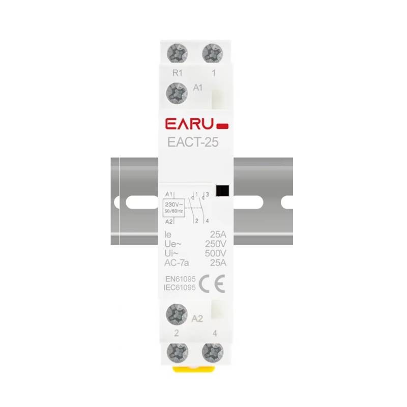 Contactor Modular 220V 25A 2NO Riel Din