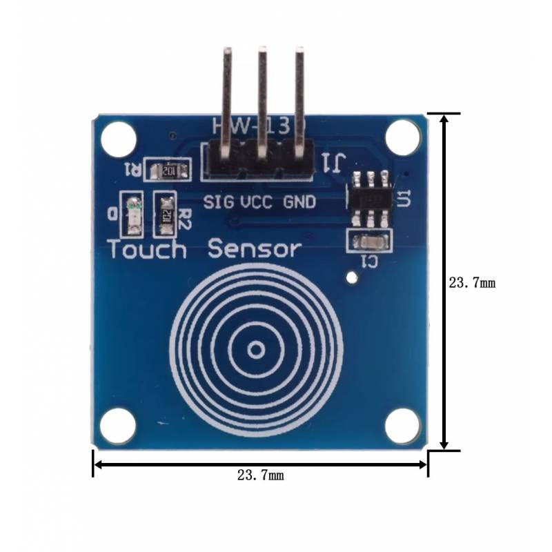 Sensor Touch Táctil Capacitivo Digital TTP223 ESP32 Arduino