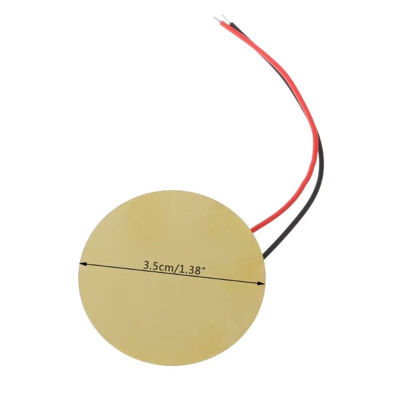 Pack x10 Sensor Piezoeléctrico 35mm Con Cable 10cm ESP32 Arduino